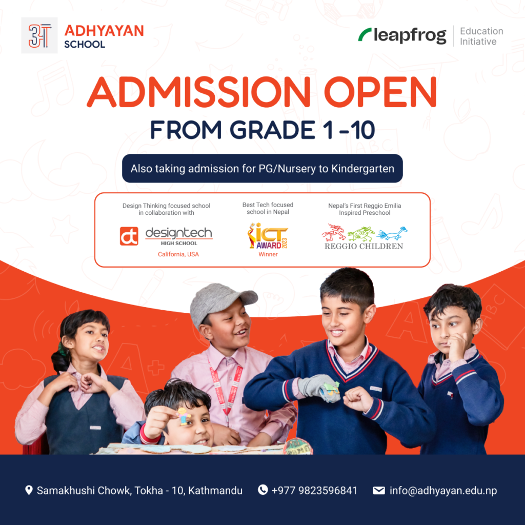 Adhyayan School – Nepal’s first design and technology focused school.